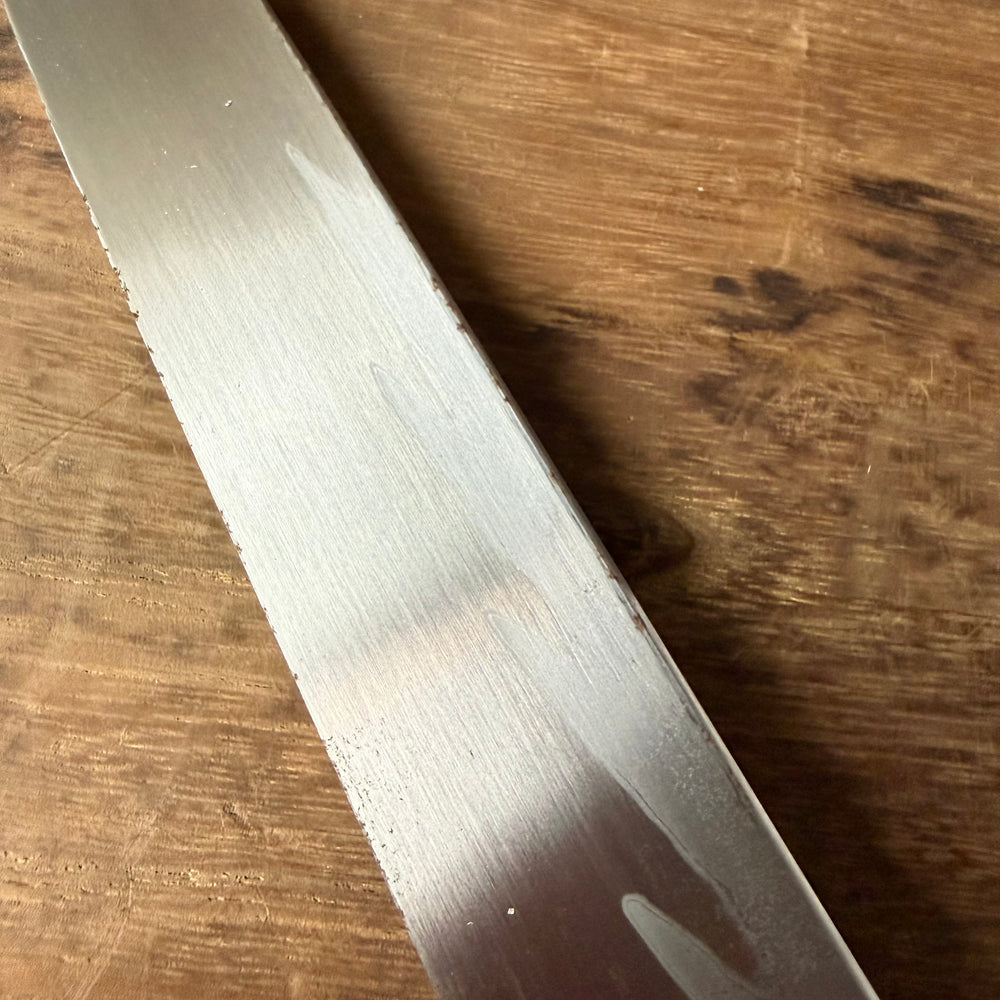 YARD SALE: Yanagiba knife, Aogami 1 with iron cladding, Damascus finis ...