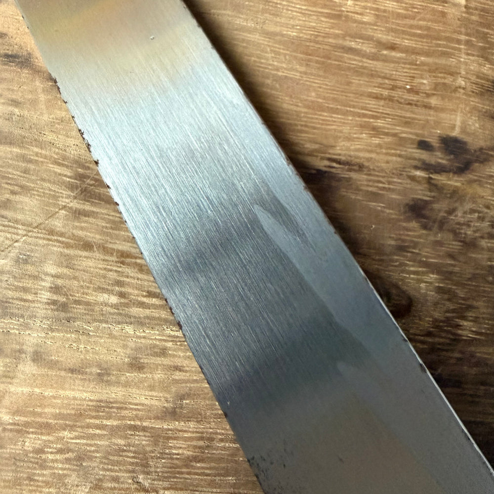 YARD SALE: Yanagiba knife, Aogami 1 with iron cladding, Damascus finis ...