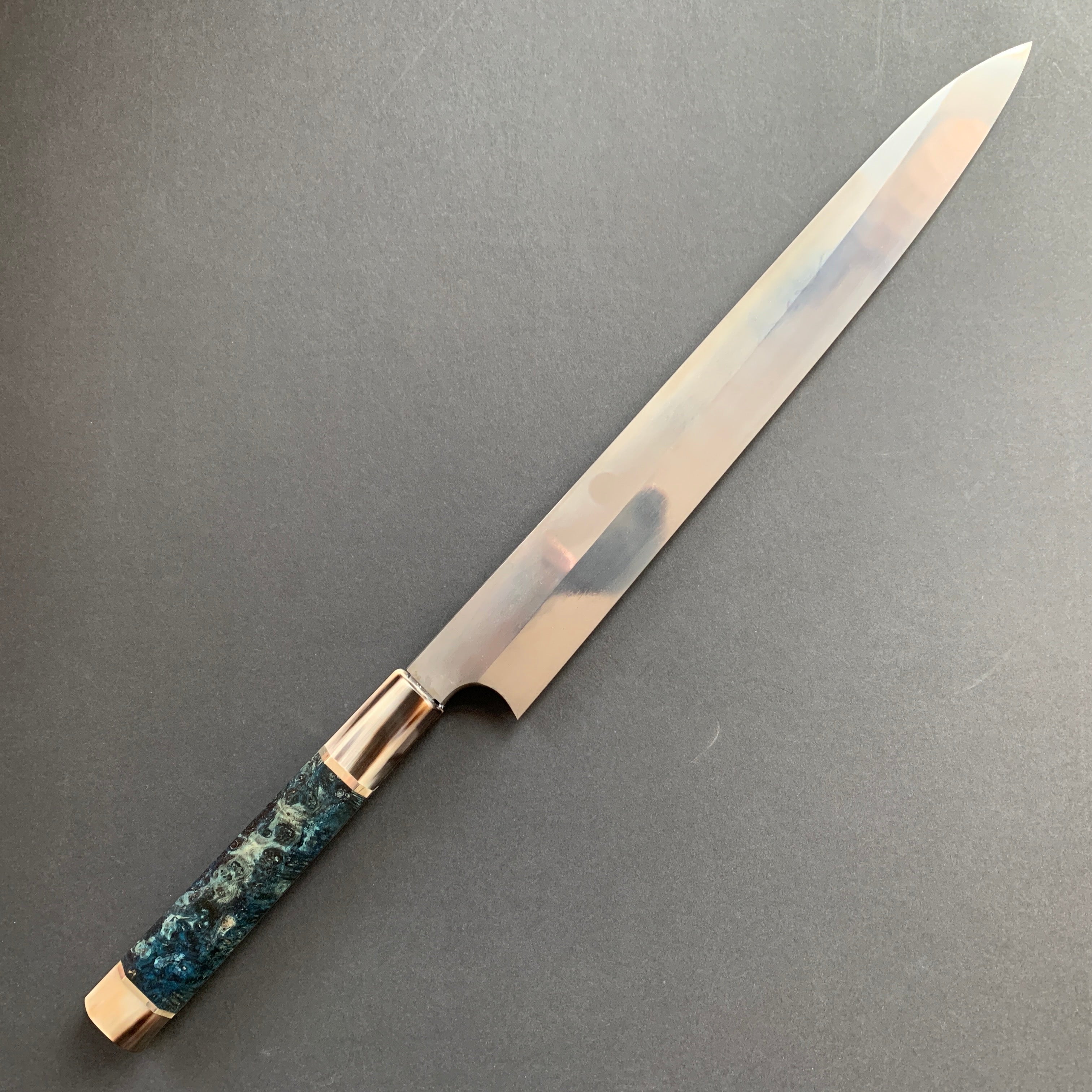 Kitchen Provisions Yanagiba knife, Shirogami 1 Honyaki steel, Fuji-San ...
