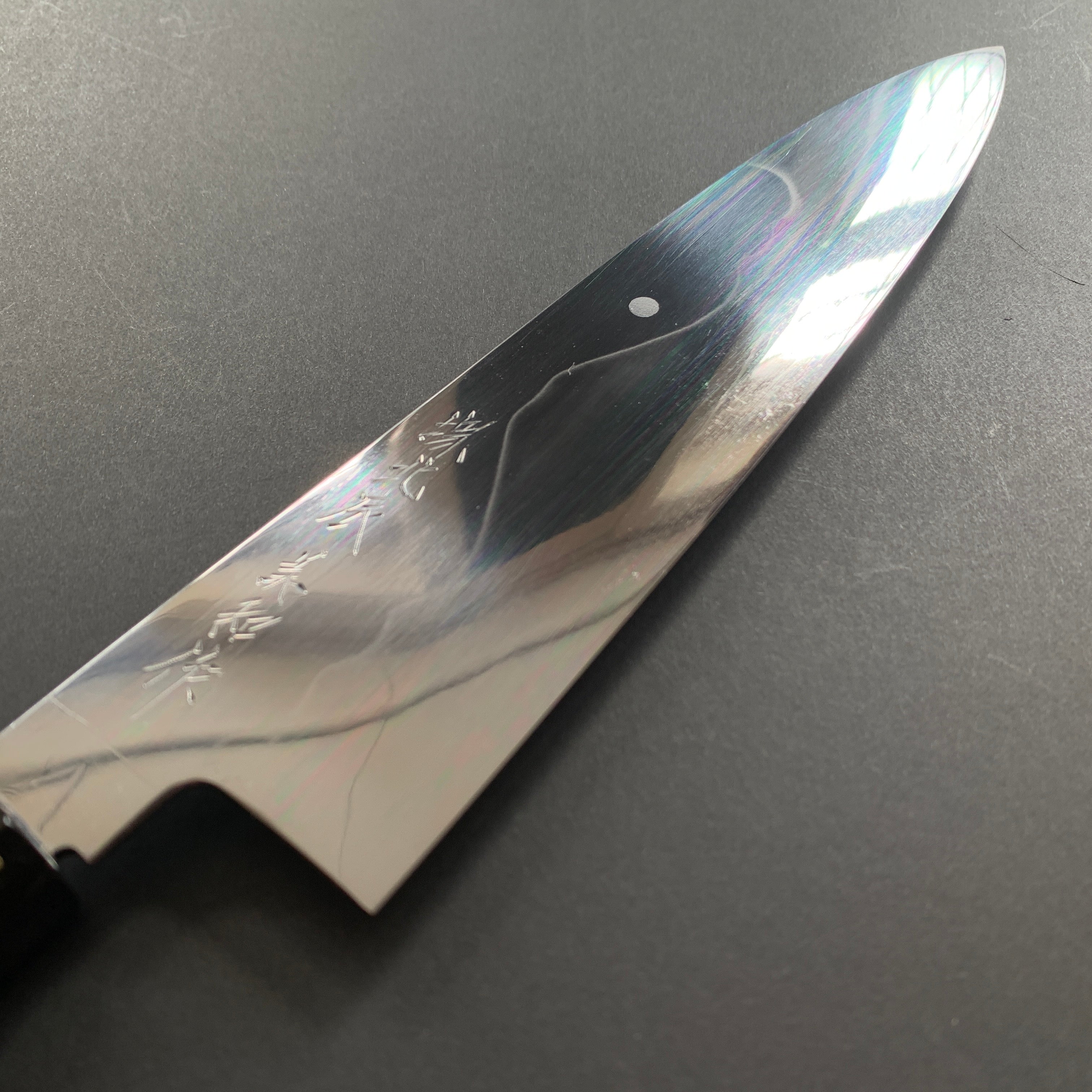 Kitchen Provisions Honyaki Gyuto knife, Shirogami 3 Carbon steel, Fuji ...