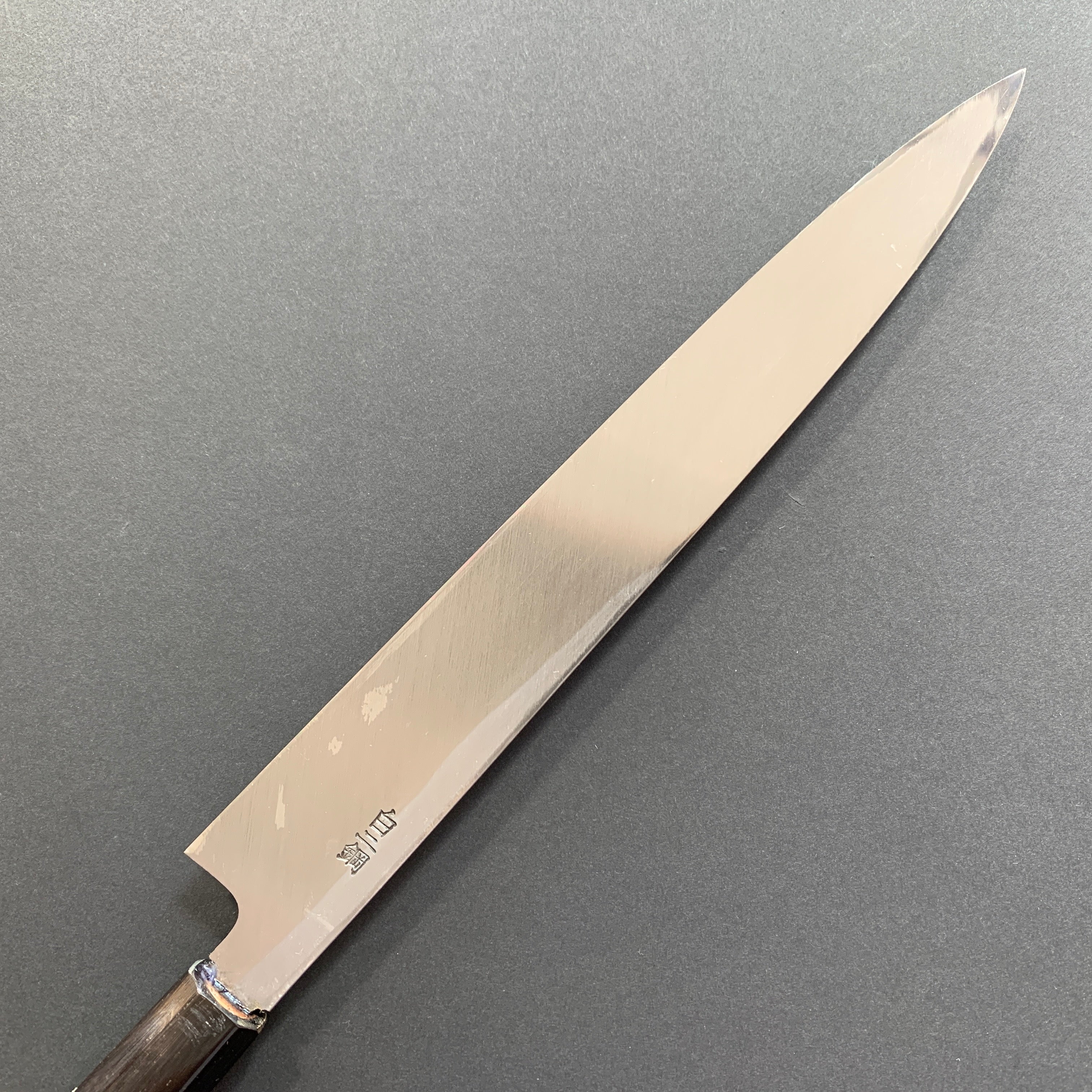 Nakaya Yanagiba knife, Shirogami 2 Carbon steel, polished finish ...