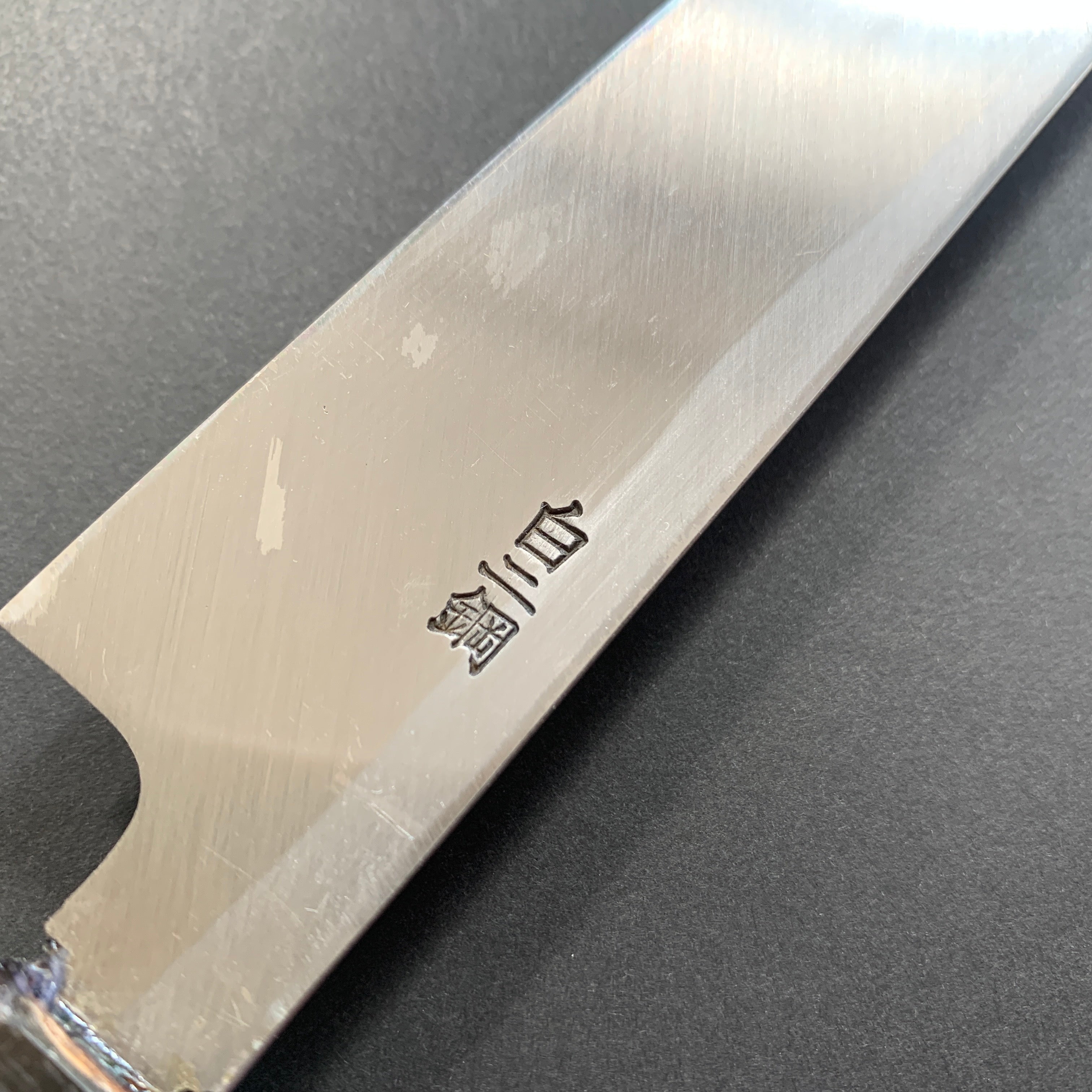 Nakaya Yanagiba knife, Shirogami 2 Carbon steel, polished finish ...