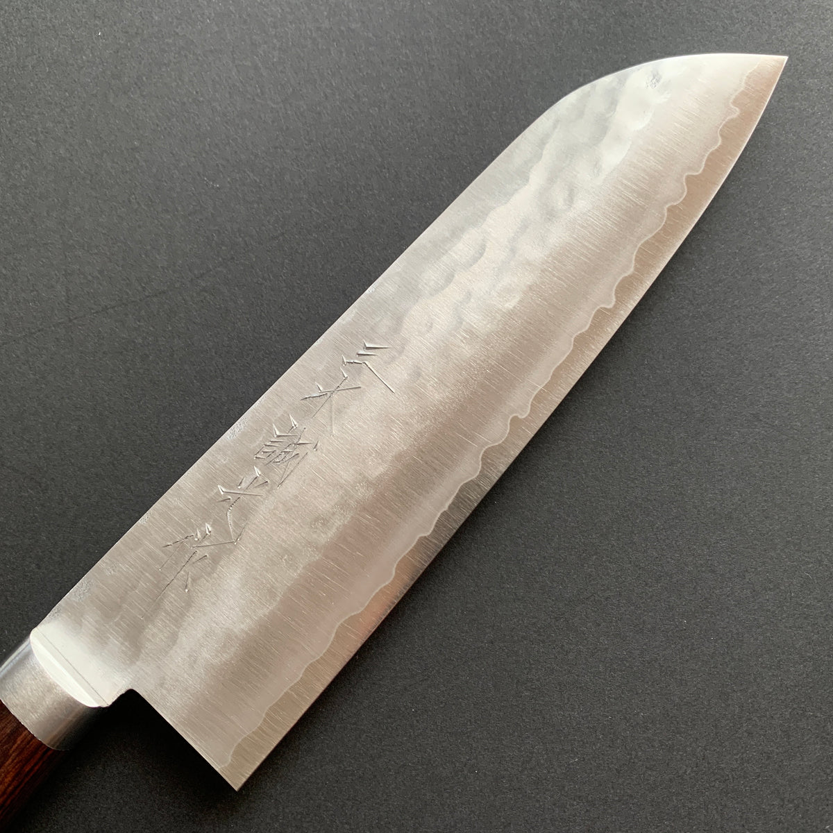 Santoku knife, VG1 stainless steel, Tsuchime finish - Miki Hamono ...