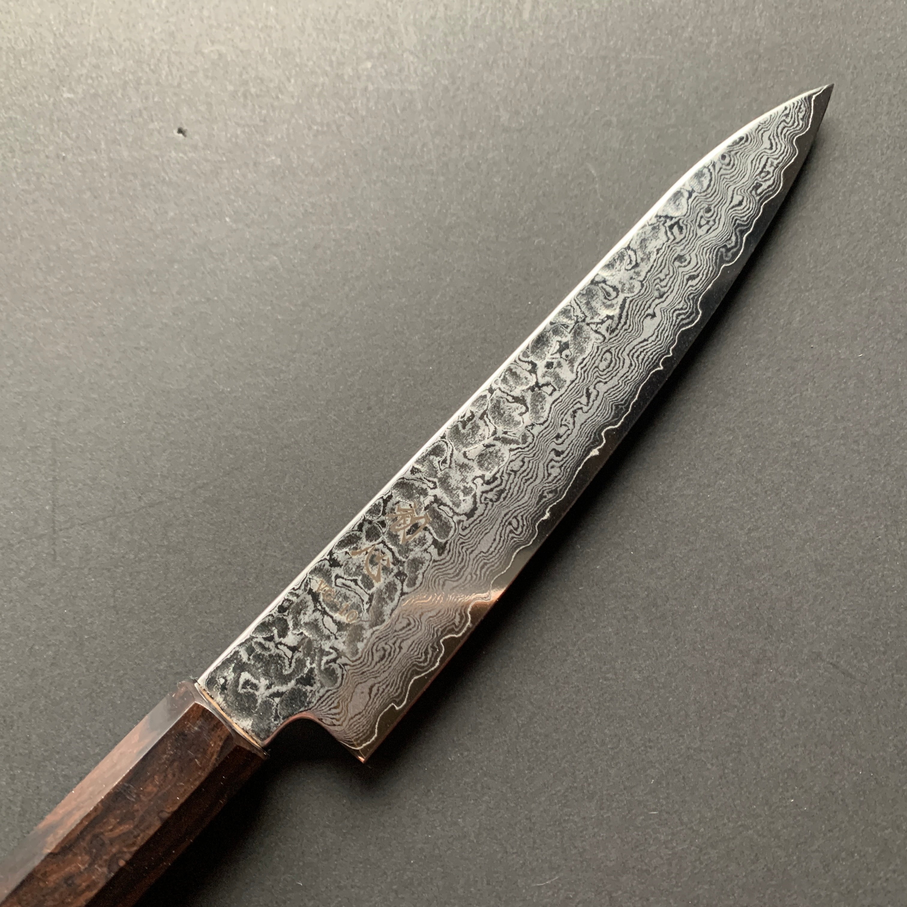 H&K Petty knife, VG10 Stainless Steel, Tsuchime Damascus finish ...