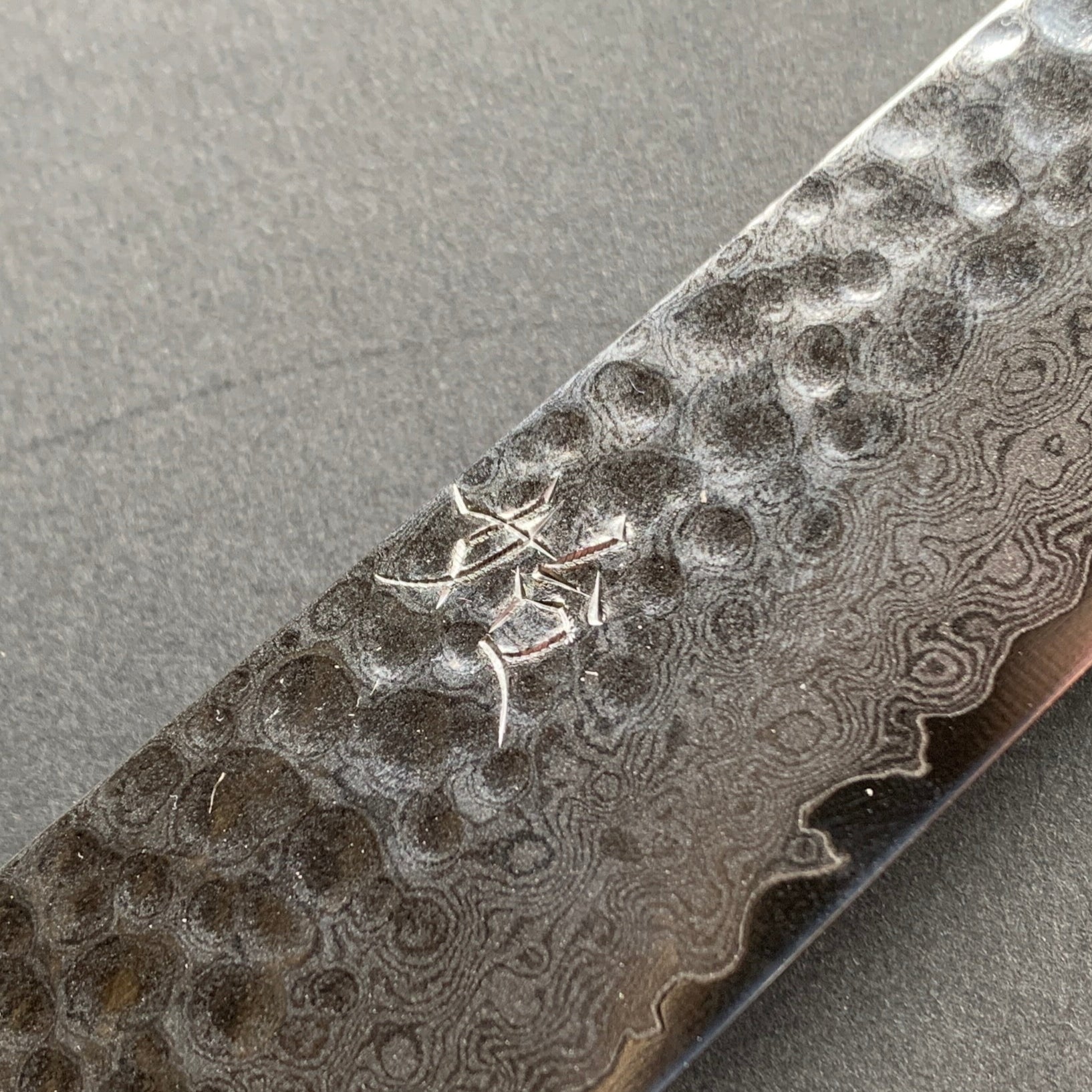 H&K Petty knife, VG10 Stainless Steel, Tsuchime and Damascus finish ...