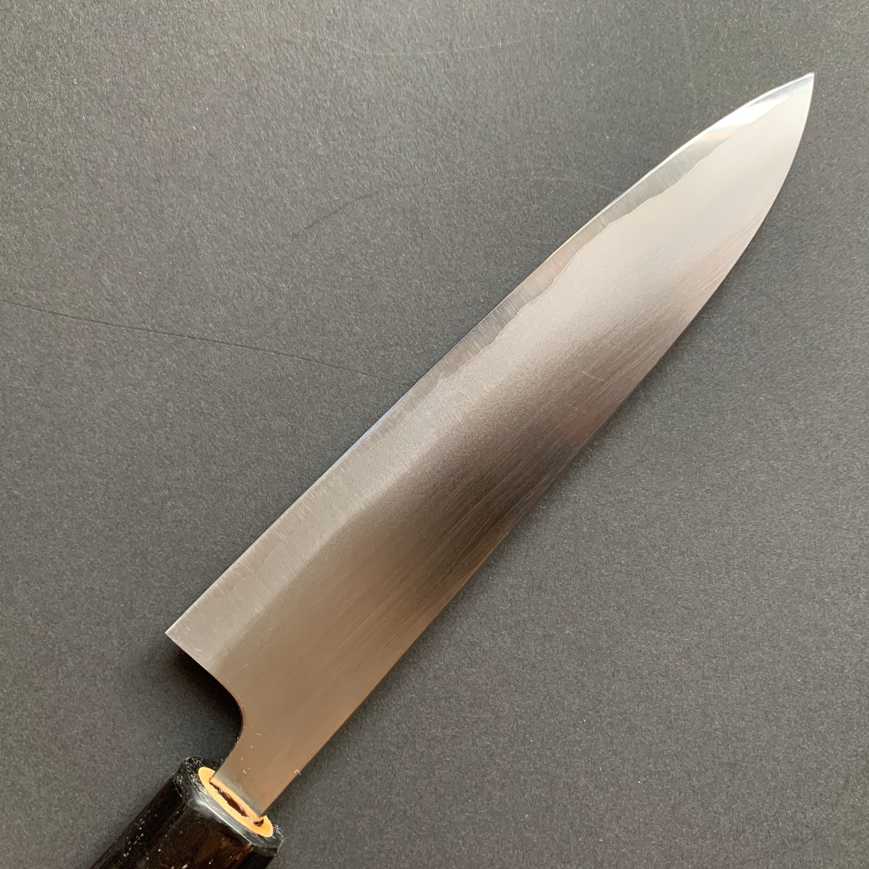 Nakaya Petty knife, Shirogami 2 core with Stainless Steel cladding ...