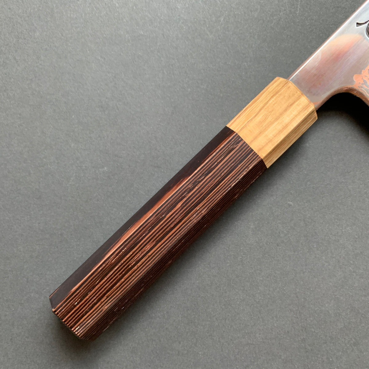 Gyuto knife, SLD steel, Rainbow Damascus finish, Yorokobi range - Hats ...