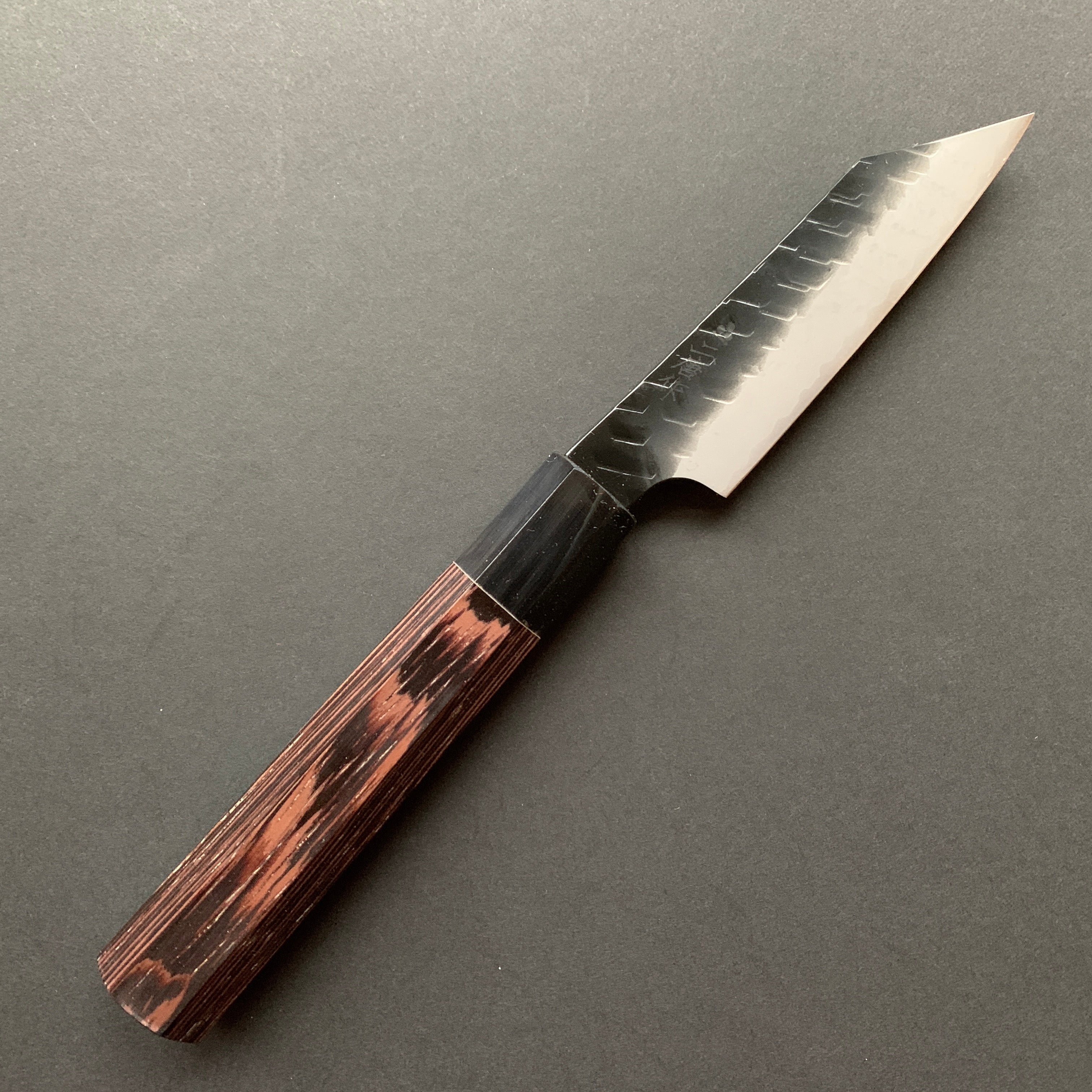 H&K Kiritsuke Petty knife, SG2 powder steel, Tsuchime Kurouchi finish ...