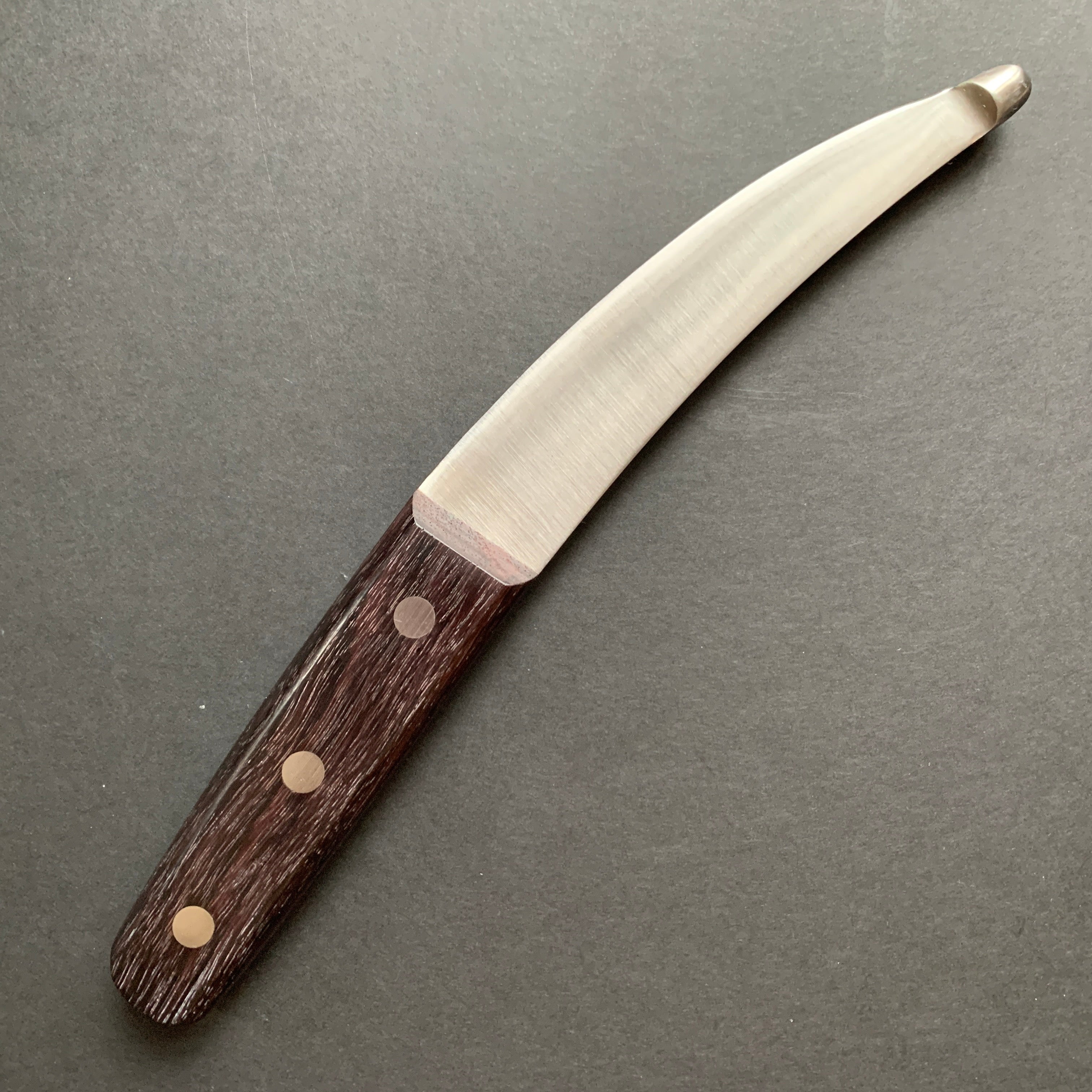 Endo Shoji Chousaki knife, SKD12 tool steel, polished finish ...