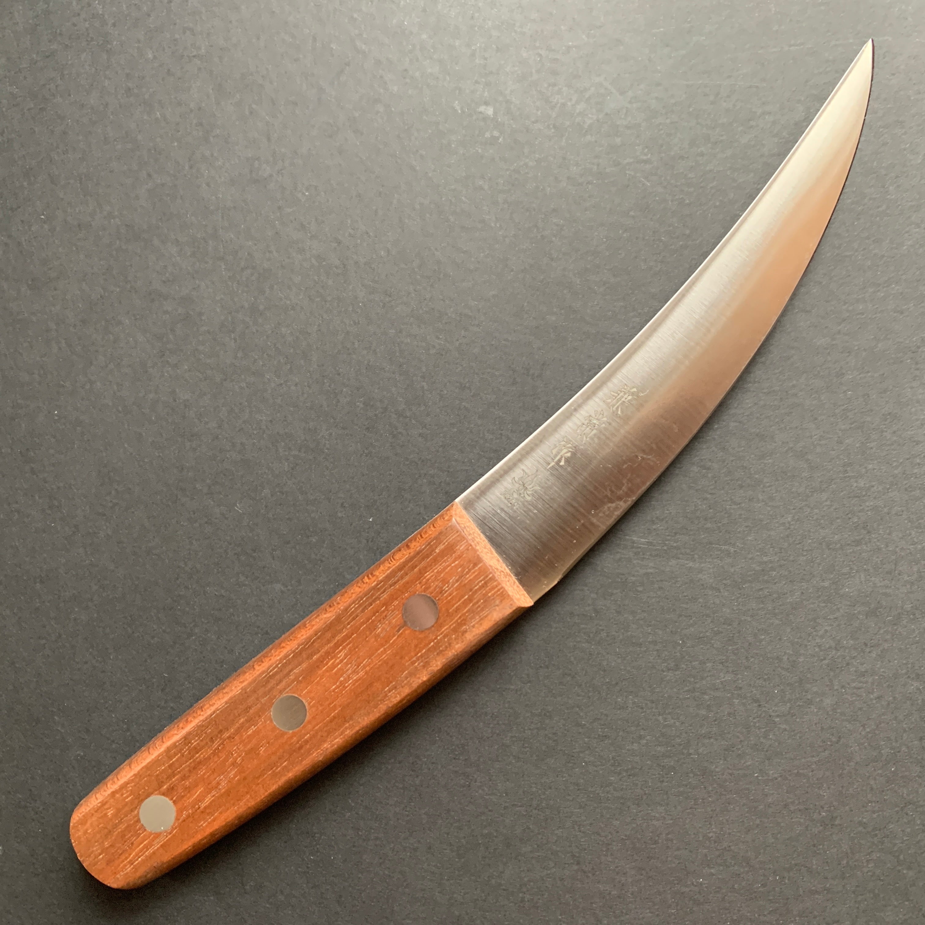 Endo Shoji Atamatori knife, SKD12 tool steel, polished finish ...
