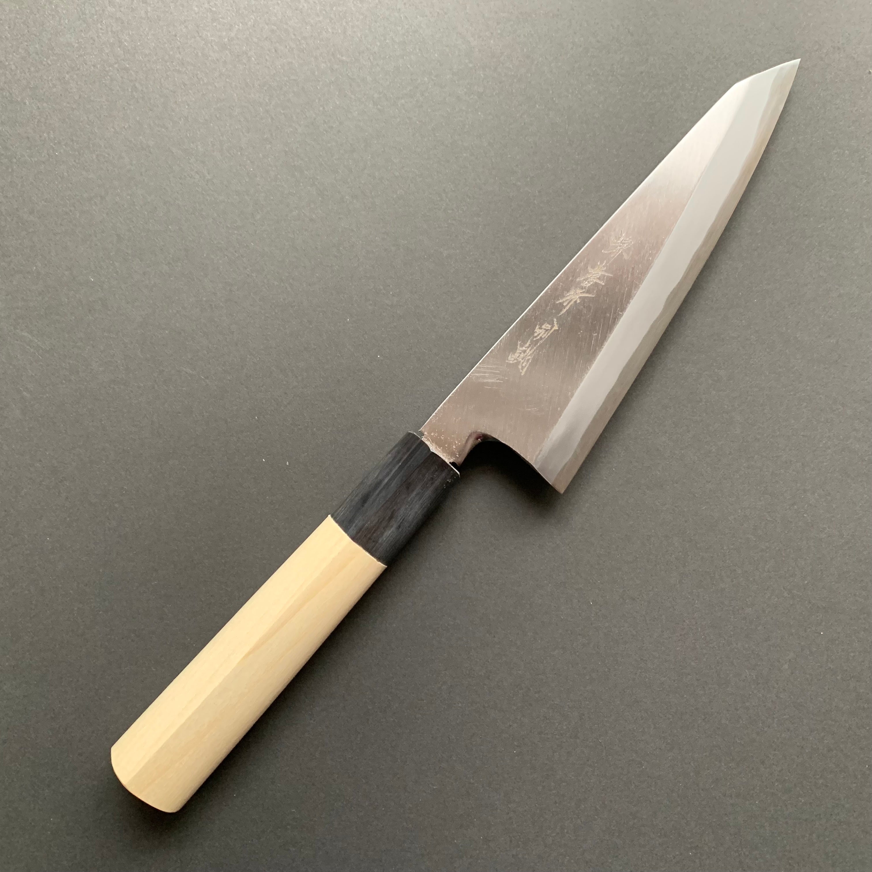 Kitchen Provisions Honesuki knife, Shirogami 2 Carbon steel, Polished ...