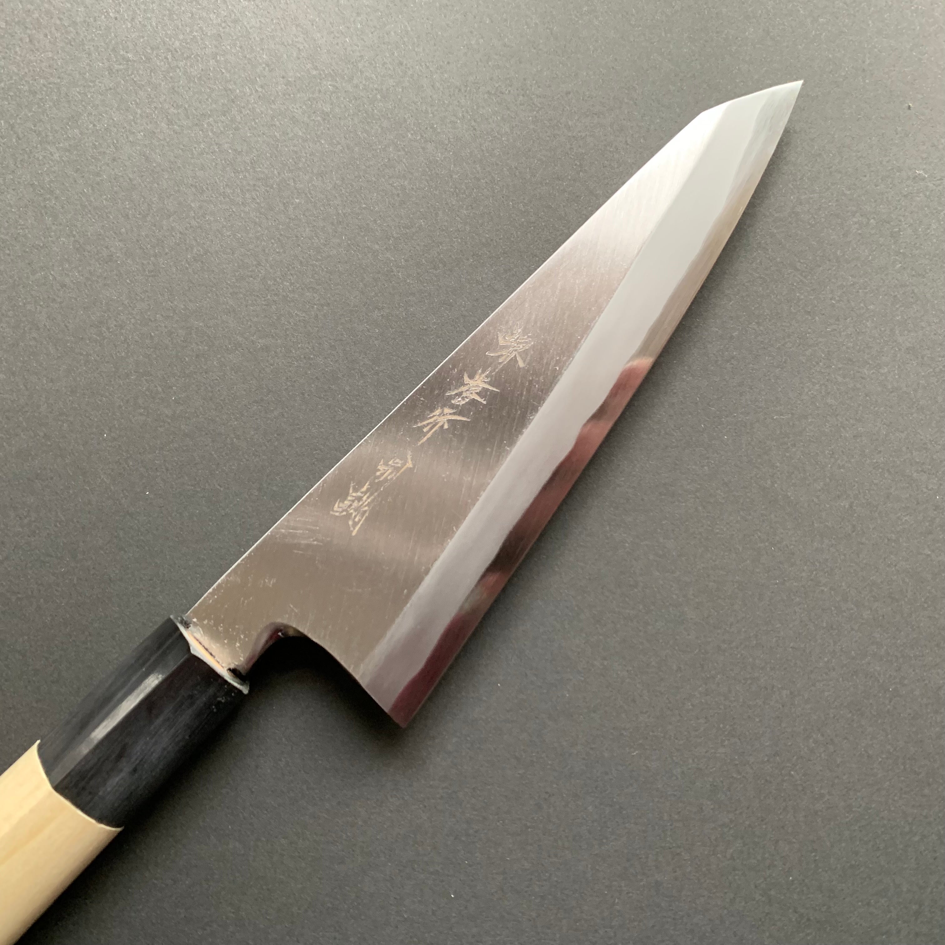 Kitchen Provisions Honesuki knife, Shirogami 2 Carbon steel, Polished ...