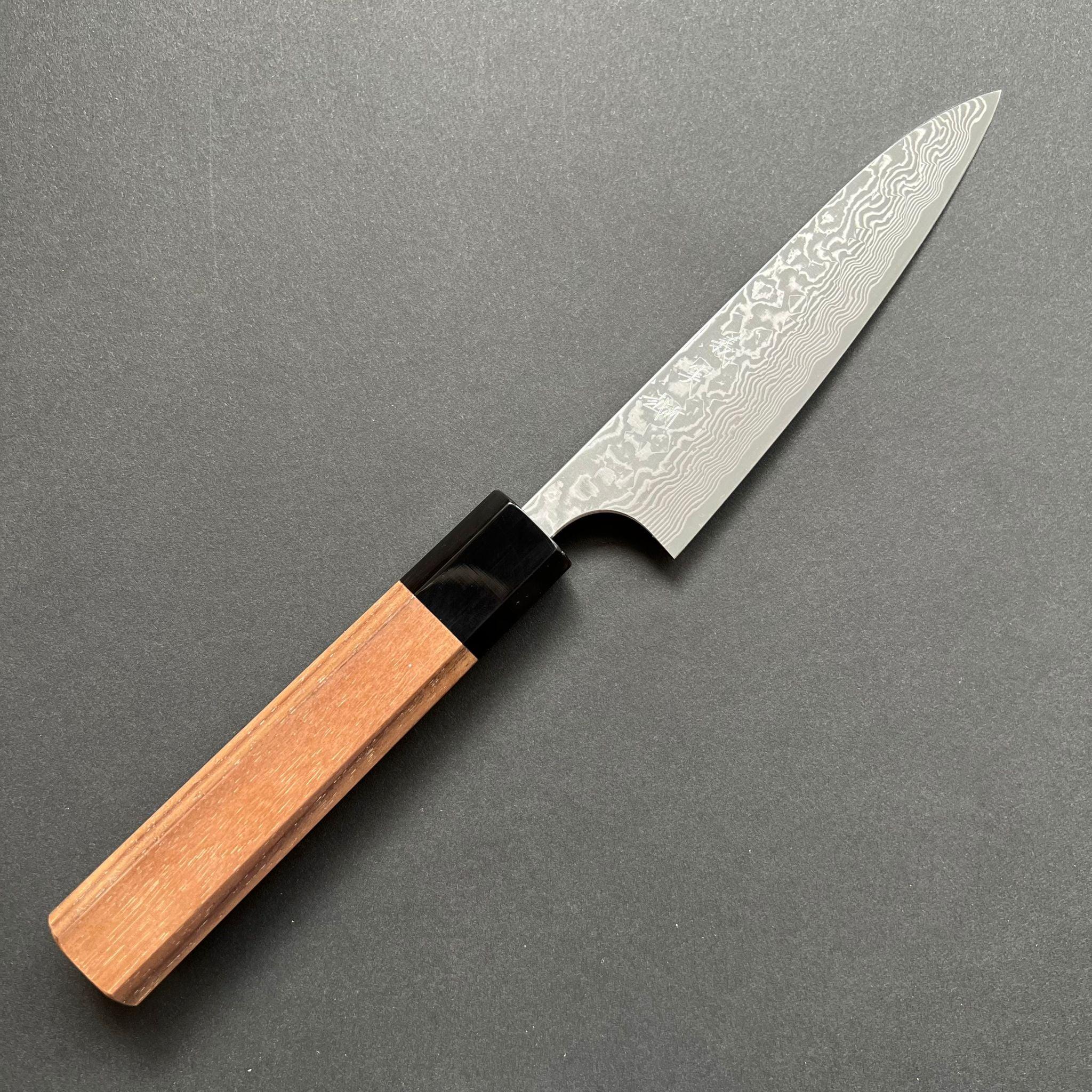 Etsu Knife Co Petty knife, VG10 stainless steel, damascus finish - Kato ...