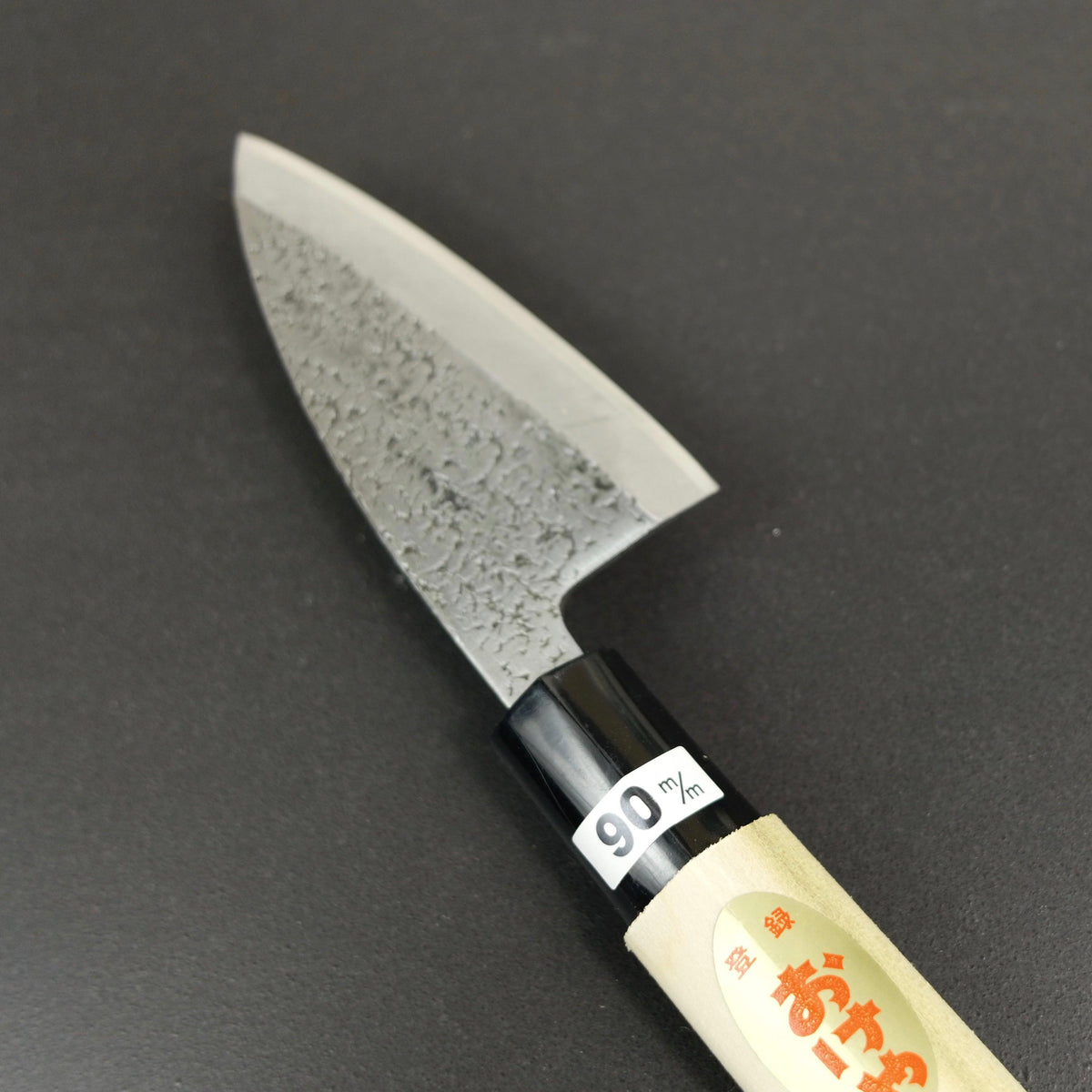 Kodeba knife, Shirogami 2 carbon steel, tsuchime finish - Okeya ...